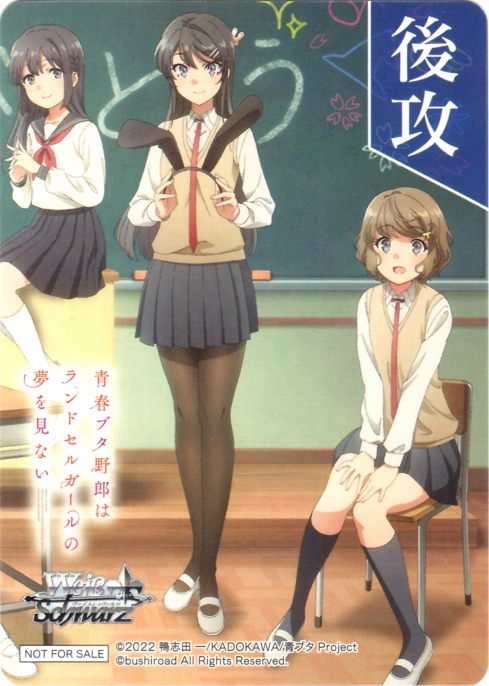 SBY/W114 Seishun Buta Yarou Series Going Second Shoko Mai Tomoe [後攻 ...